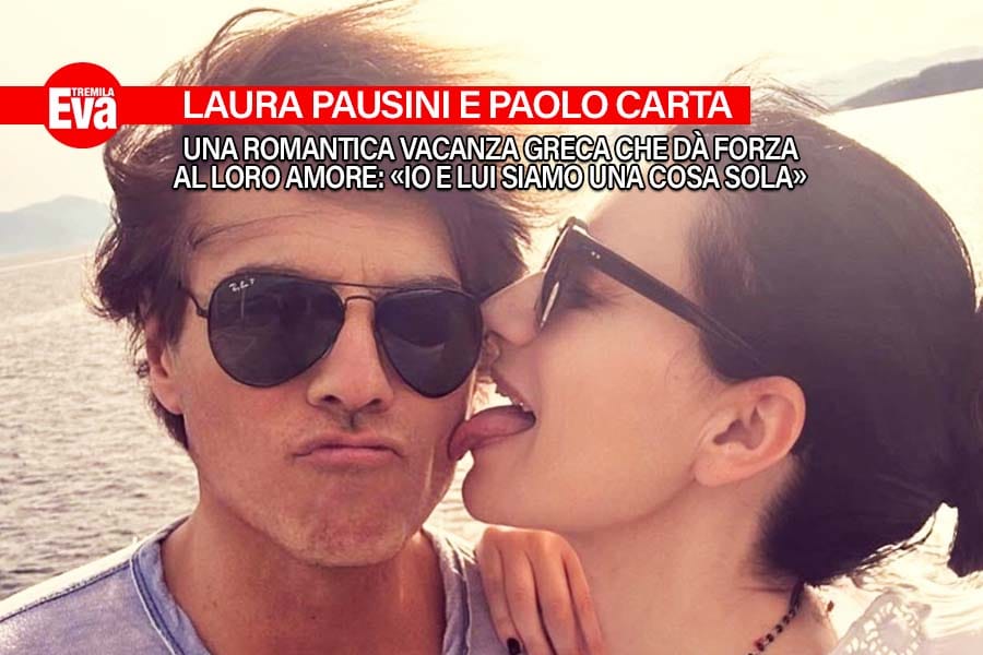Laura Pausini e Paolo Carta, vacanza greca e passione al top