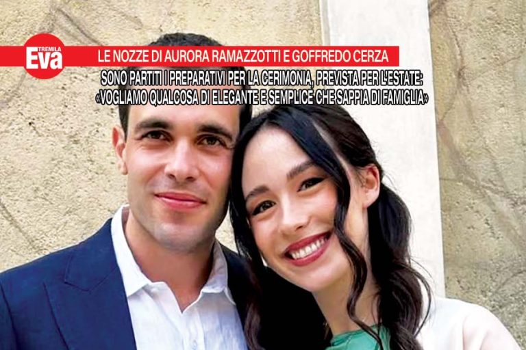 Aurora Ramazzotti racconta le sue nozze con Goffredo Cerza