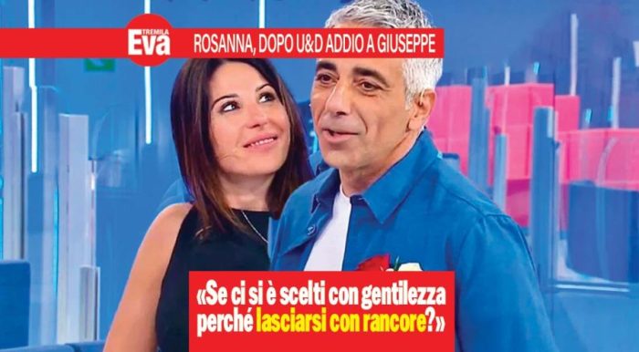 Rosanna Siino, addio alla coppia di U&D con Giuseppe Molonia