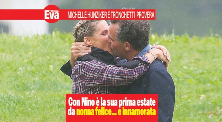 Michelle Hunziker e Nino Tronchetti Provera: estate d'amore