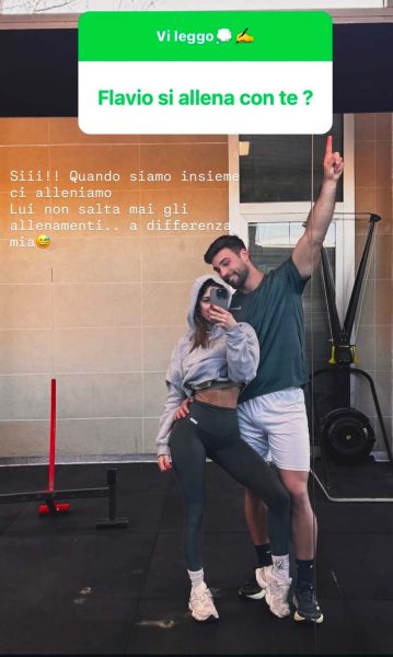 Nicole Belloni e Flavioi Ubirti, primi giorni da innamorati