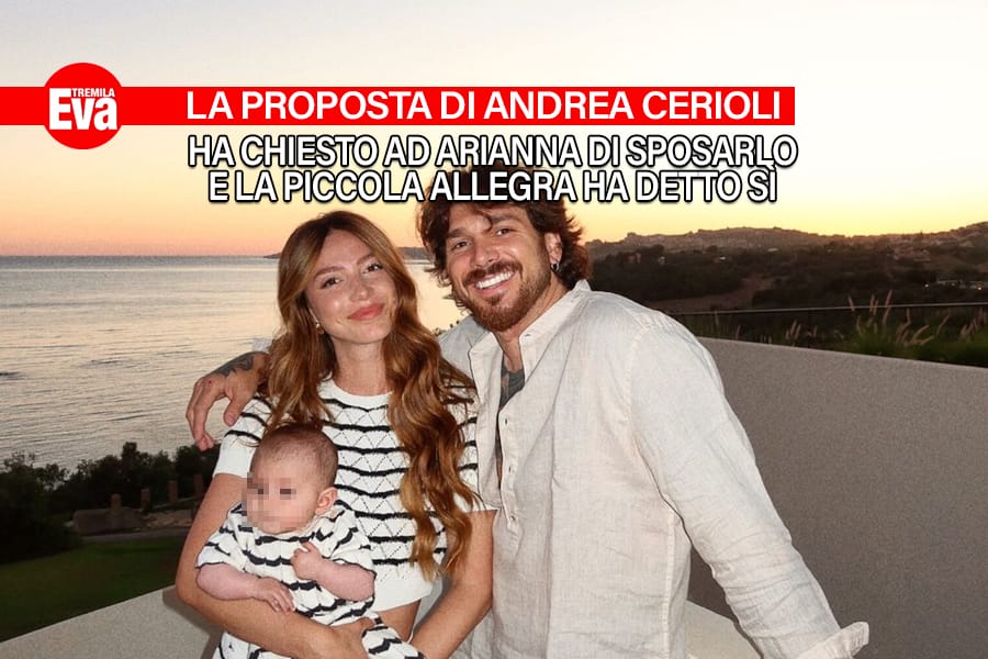 Andrea Cerioli ha chiesto la mano a Arianna Cirrincione
